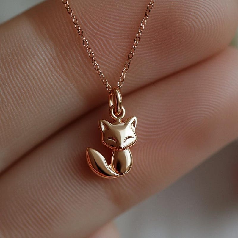 Fox Pendant for Necklace - Etsy UK