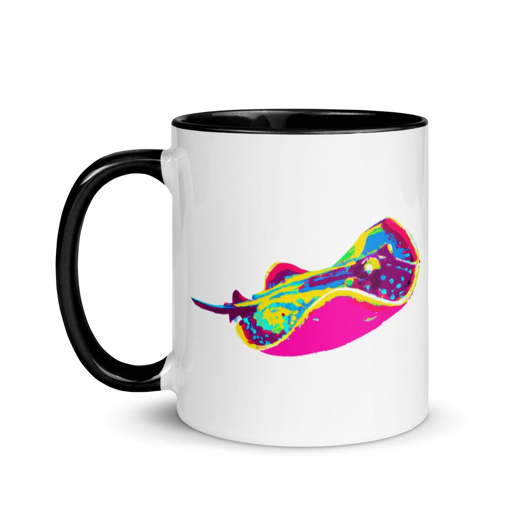 Stingray Mug Sting Ray Coffee Mug Manta Ray Art Mug Sting Ray Gift ...