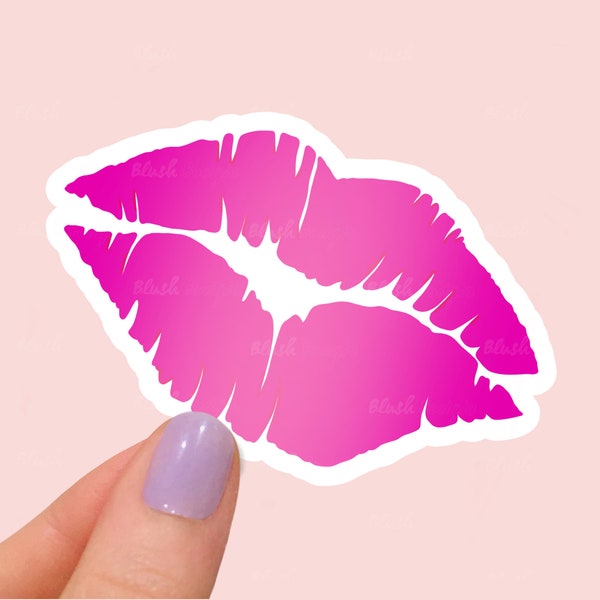 Lip Sticker - Etsy