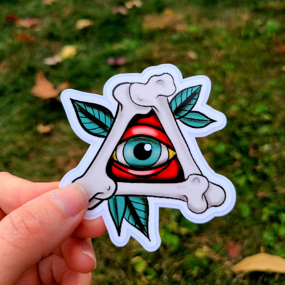 All Seeing Eye Die Cut Sticker - Etsy