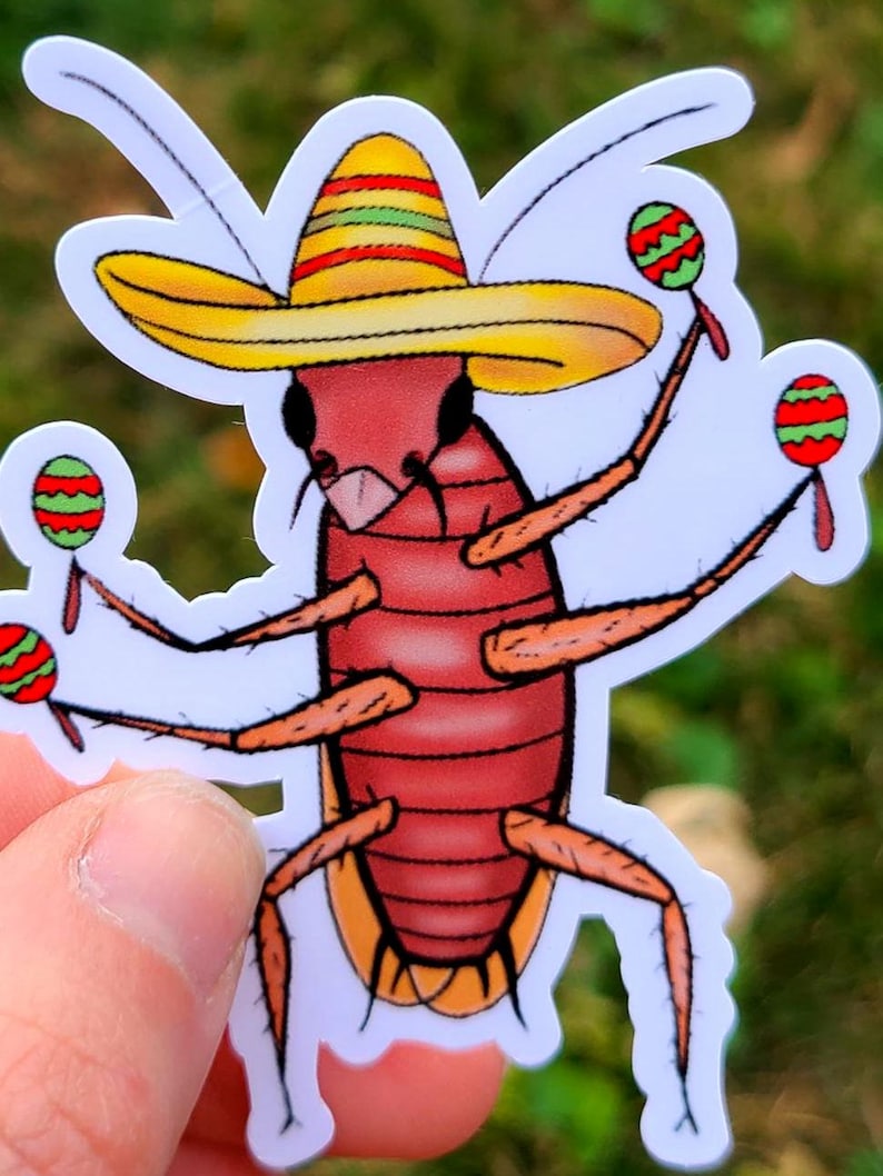 La Cucaracha Die Cut Sticker - Etsy