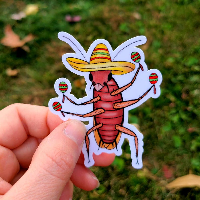 La Cucaracha Die Cut Sticker - Etsy