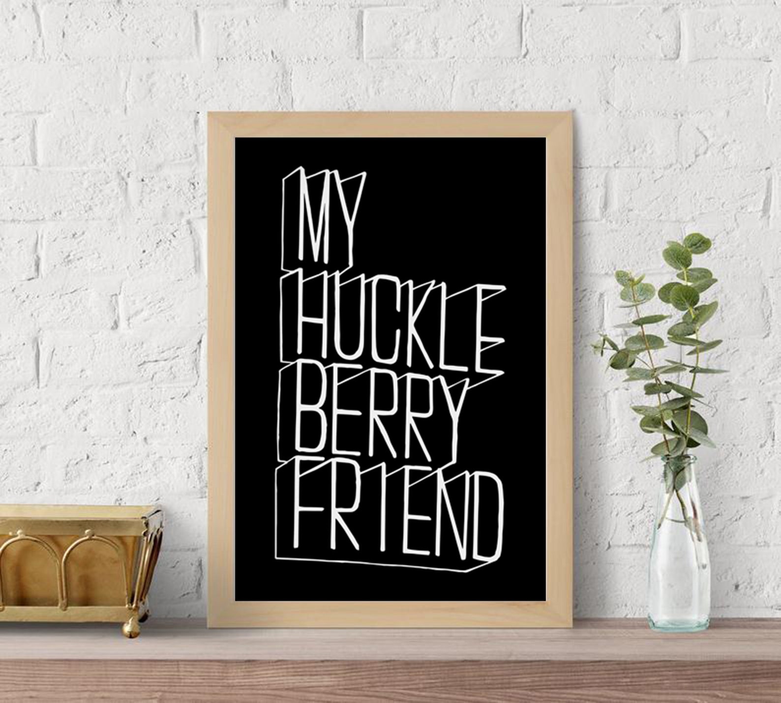 My Huckleberry Friend 11x17 Digital Poster Set - Etsy