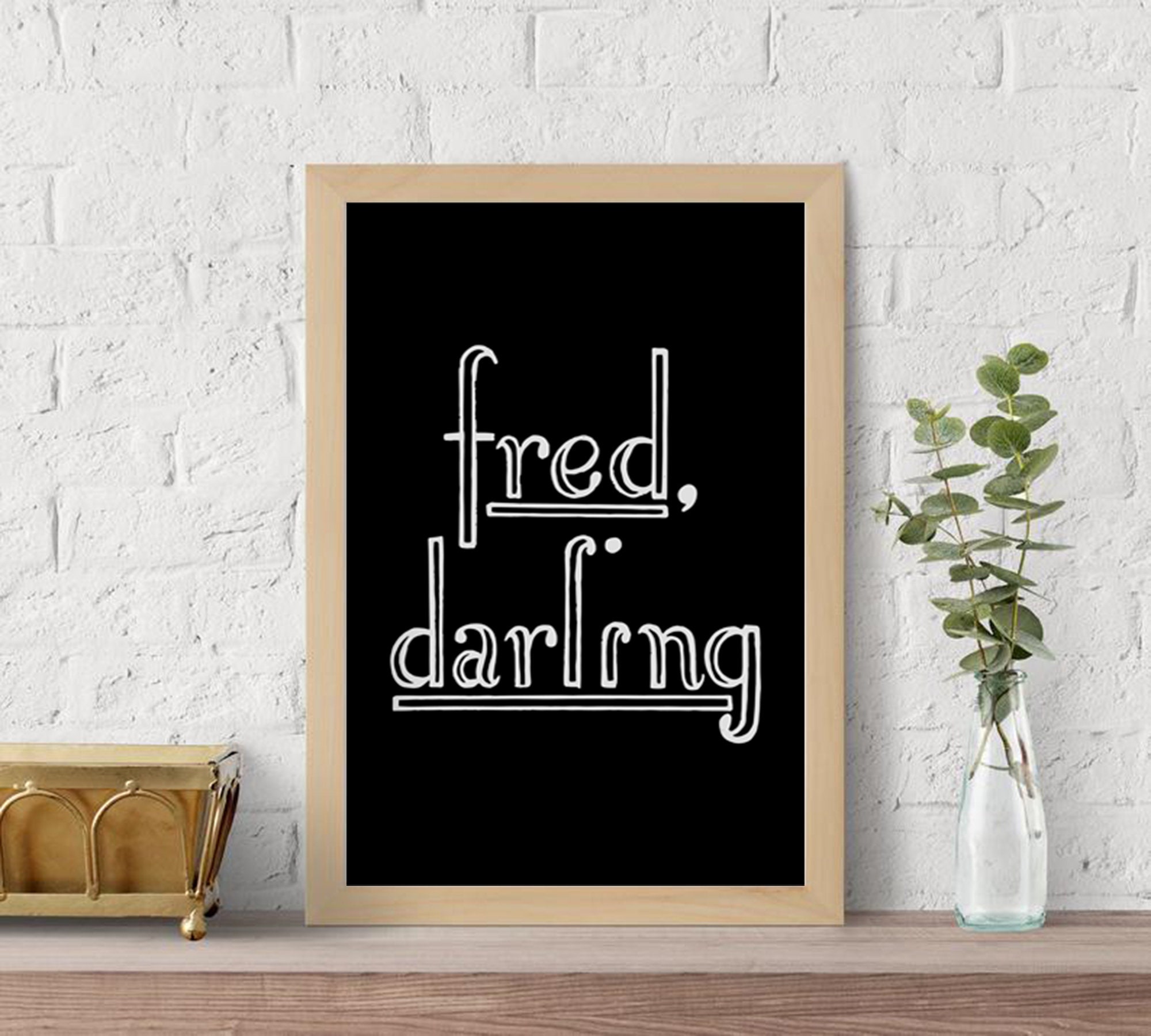 Fred Darling 11x17 Digital Poster Set - Etsy