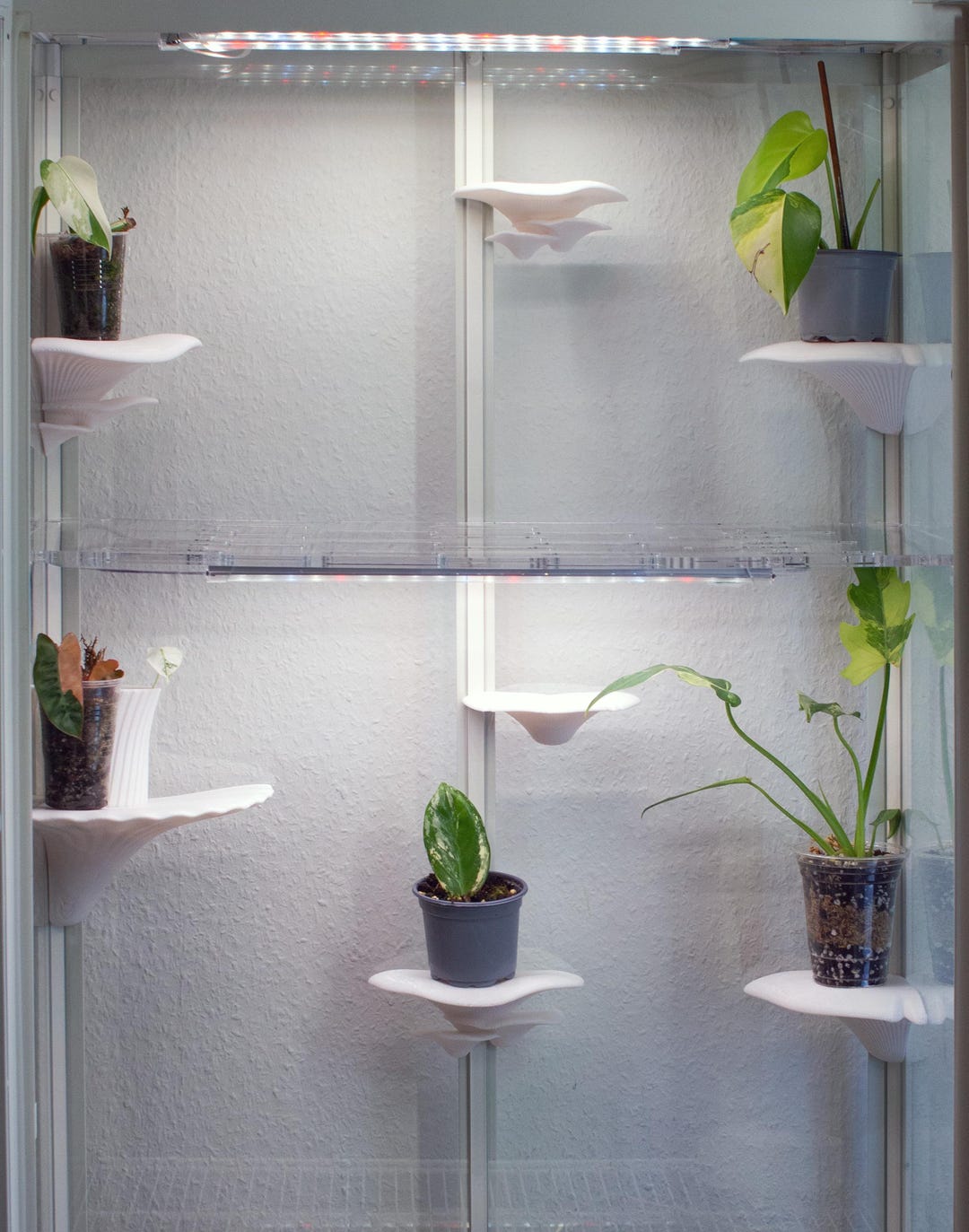 Model for 3D Printing Mushroom-shaped Shelves for Ikea Milsbo Display ...