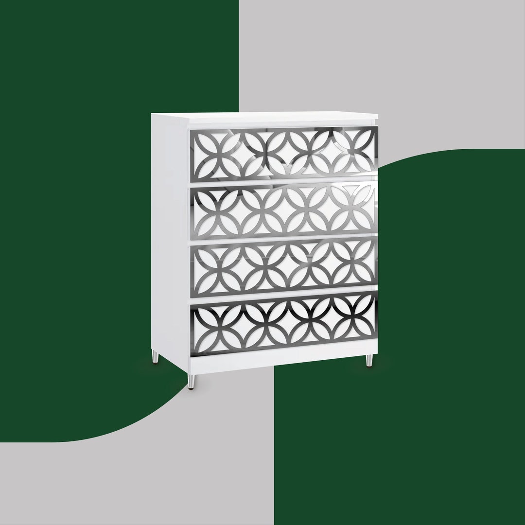 Mirror Panels for Malm Dressers Silver or Gold - Etsy