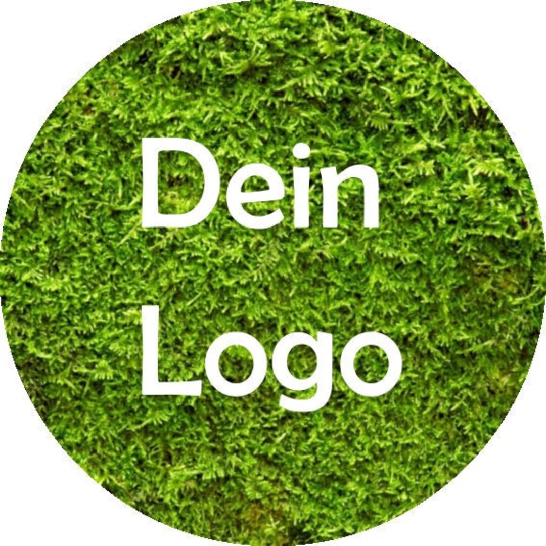 Dein Logo oder deine Grafik als Moosbild Individuelles Bild aus Moos in ...