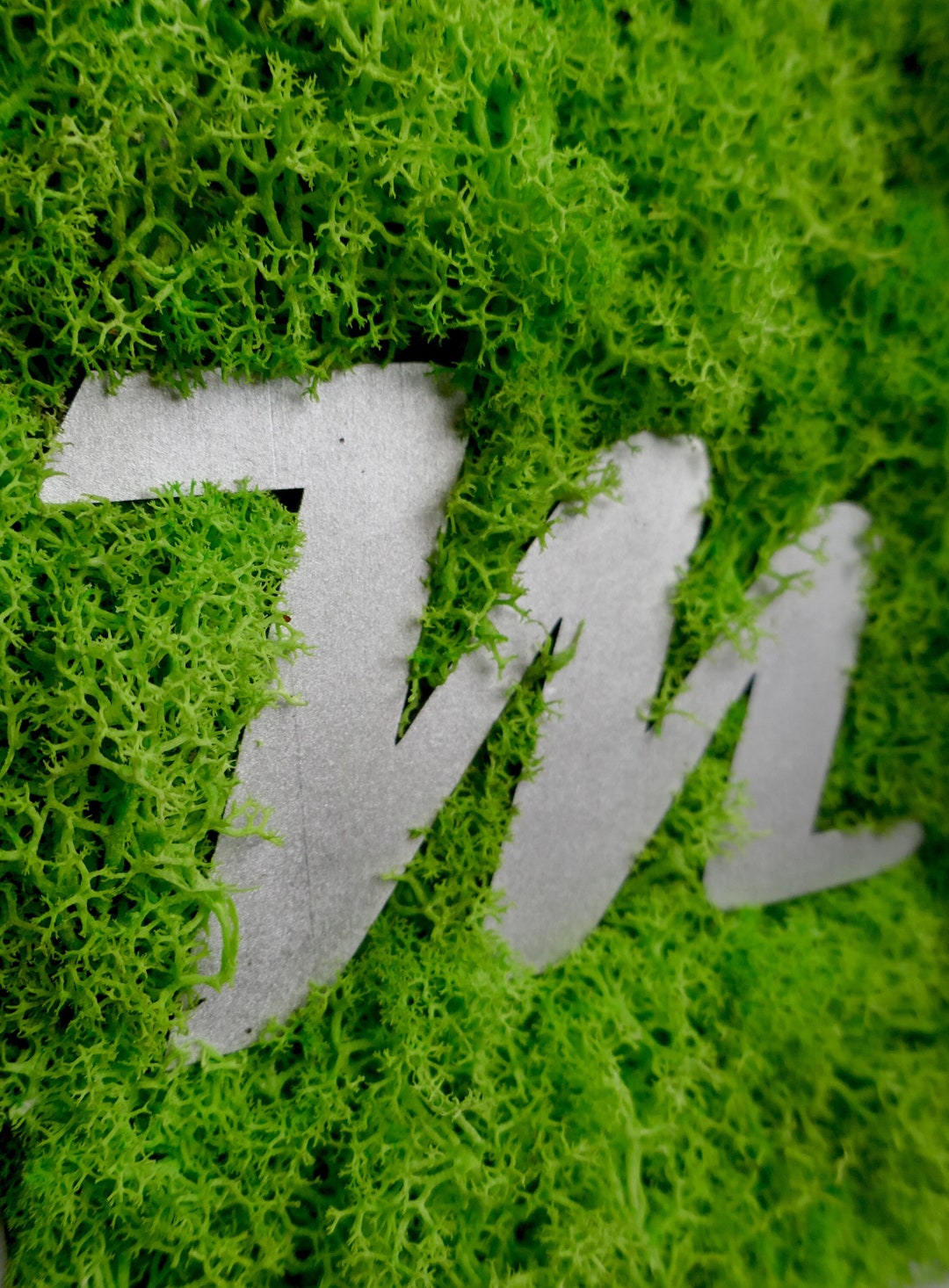 With Text or Initial Letters - Personalized Moss Picture - Partner ...