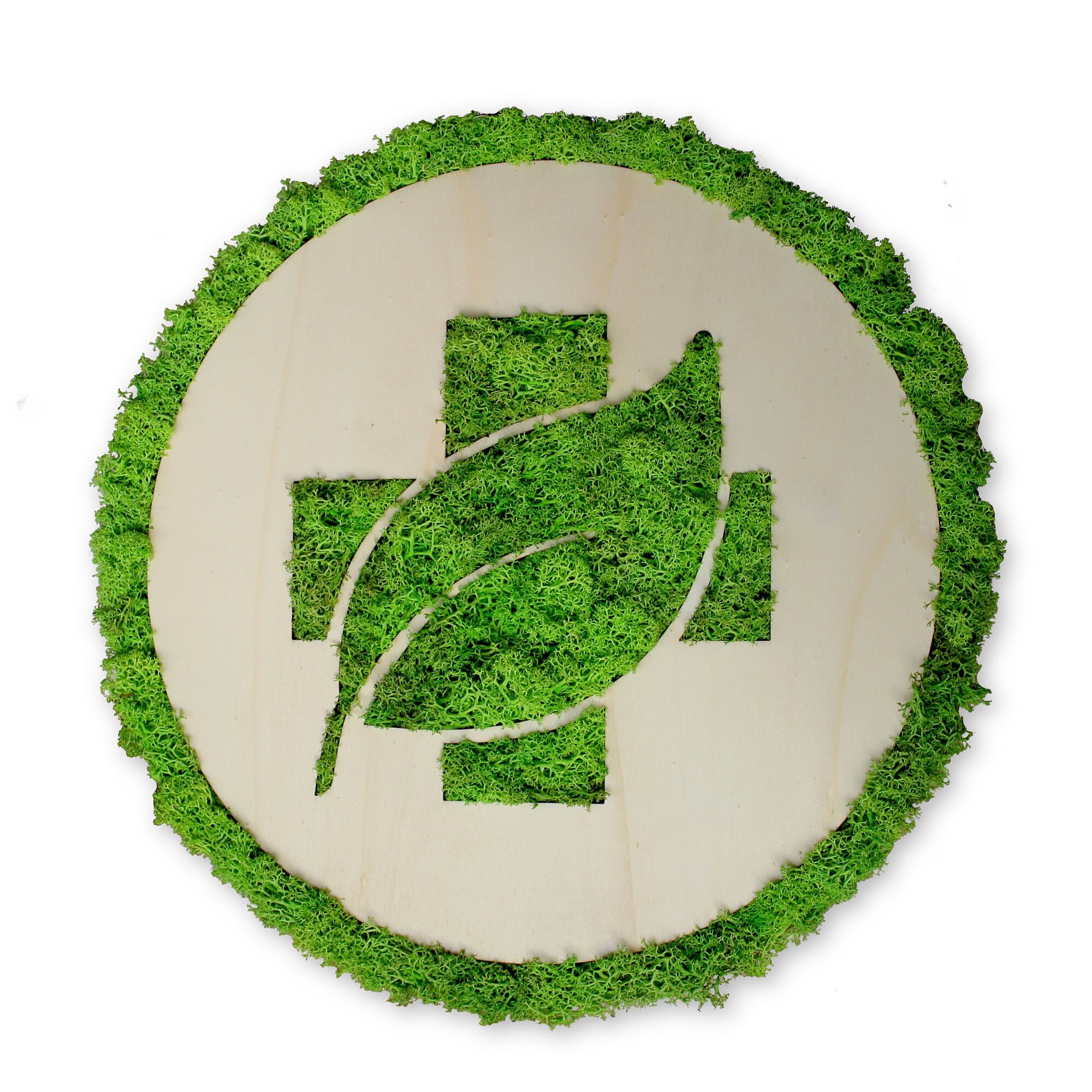 Dein Logo oder deine Grafik als Moosbild Individuelles Bild aus Moos in ...