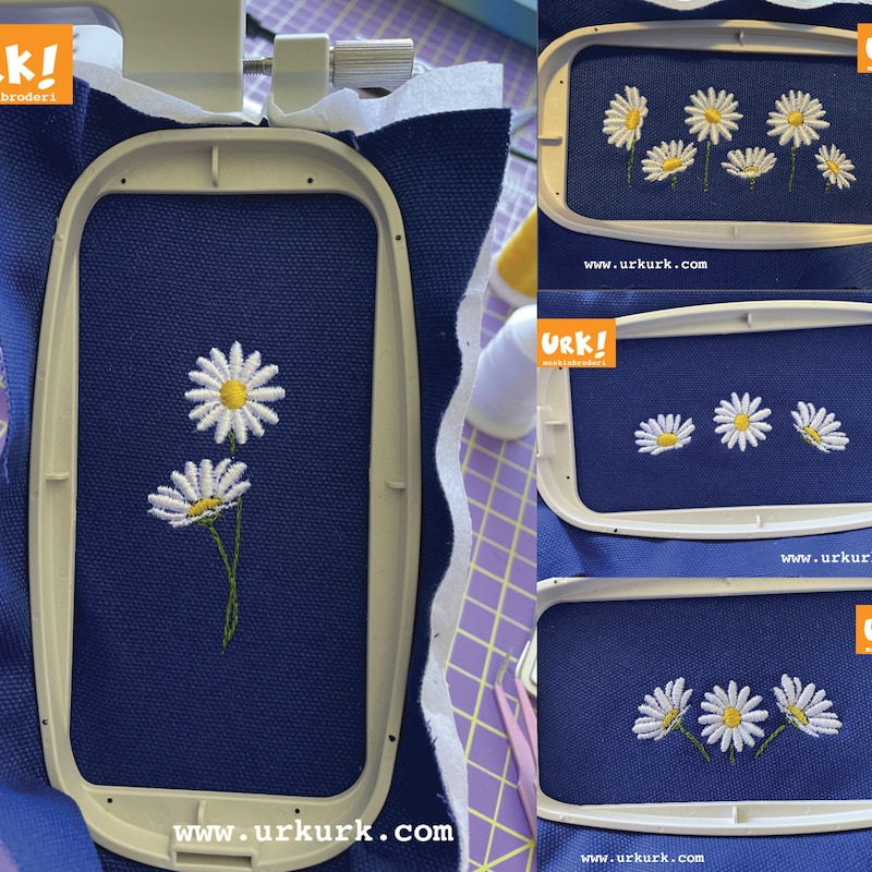 Daisy Embroidery - Etsy