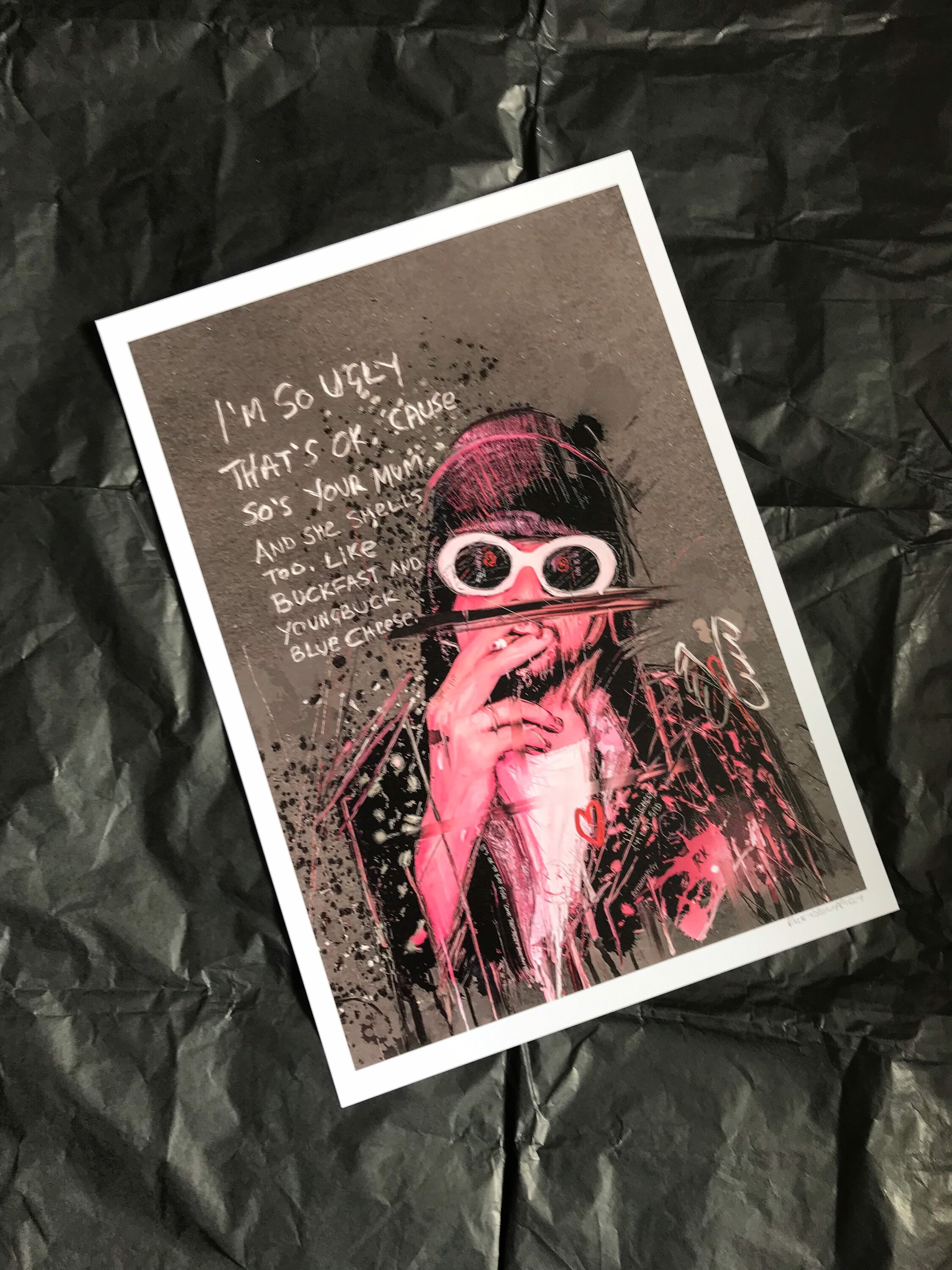 Im so Ugly A4 Signed - Etsy UK