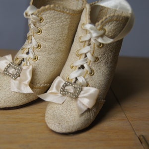Doll Shoes pergament for Antique Fashion Doll in French Style 2.5 ...