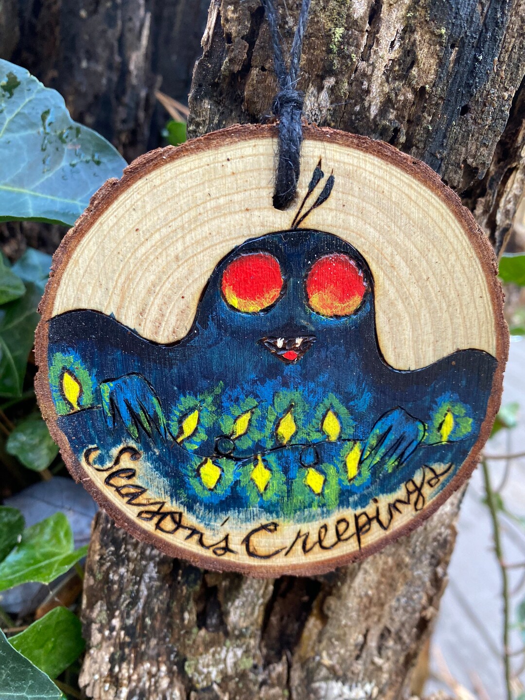 Mothman Seasons Creepings Holiday Lights Christmas - Etsy