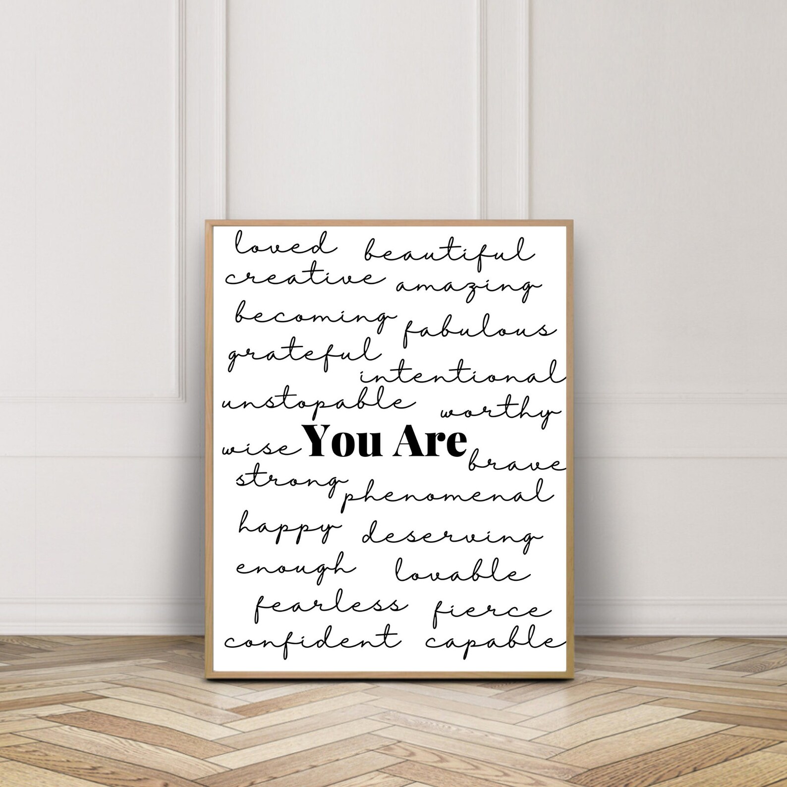 Inspirational Wall Art You Are Printable Positive | Etsy
