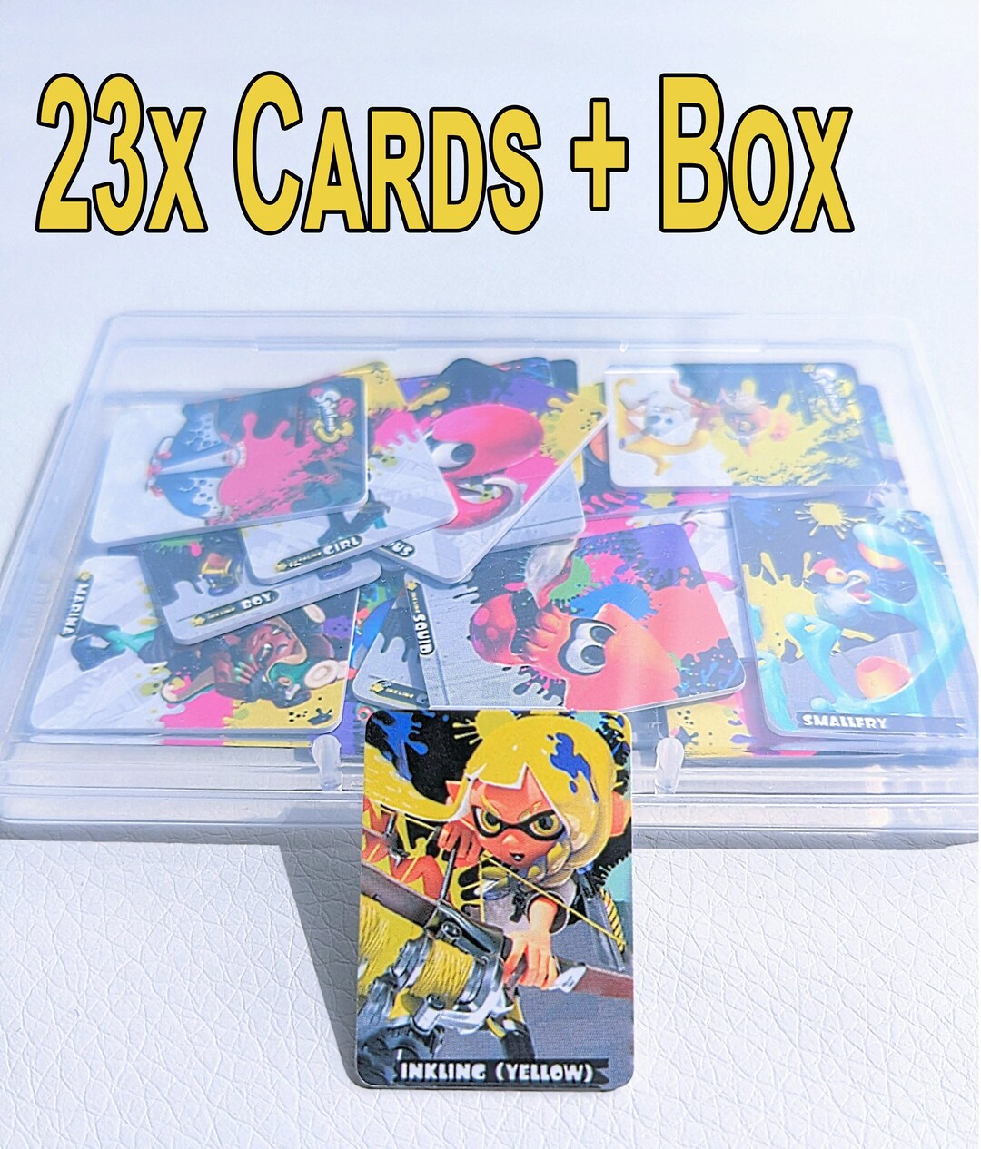 Splatoon Amiibo Cards 23x COMPLETE SET Nintendo Switch Figure Inkling Octoling Shiver Frye Big ...
