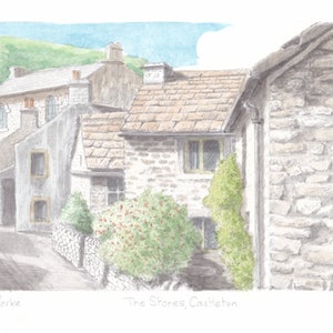 Didbrook, Gloucestershire, Cotswolds. ORIGINAL Pencil Drawing With ...