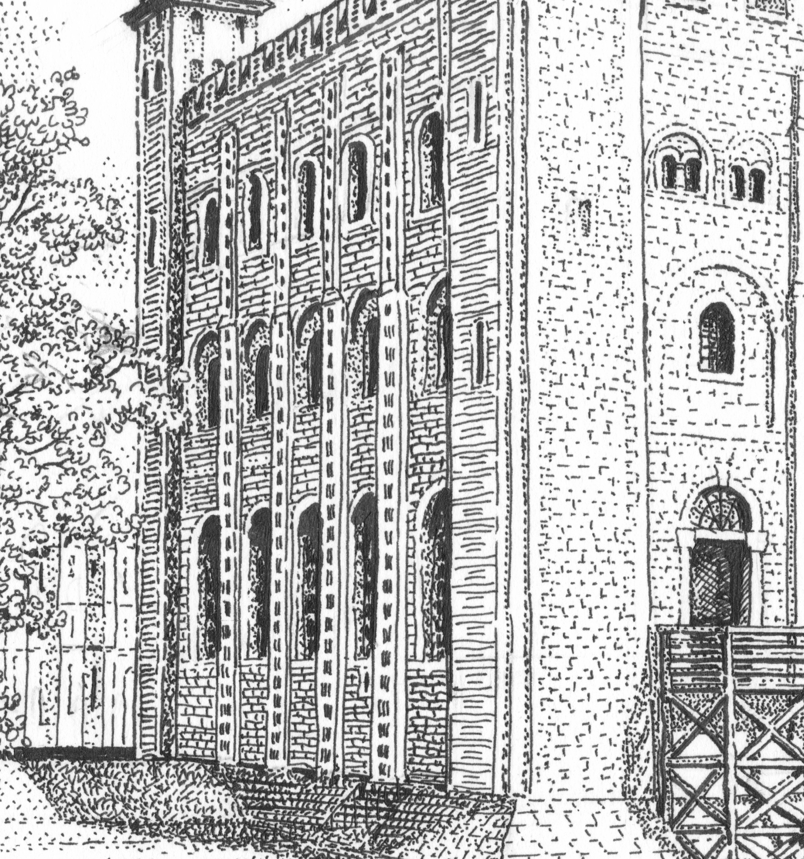 Tower of London London England. ORIGINAL Pen and Ink Drawing - Etsy