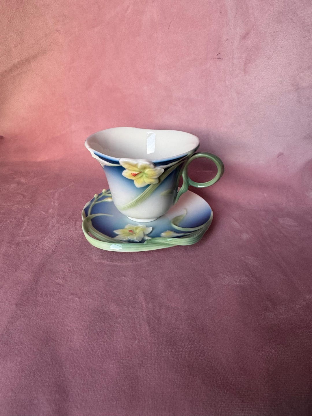 Beautiful Franz Cup and Saucer Freesia Spring Collection FZ00030. - Etsy