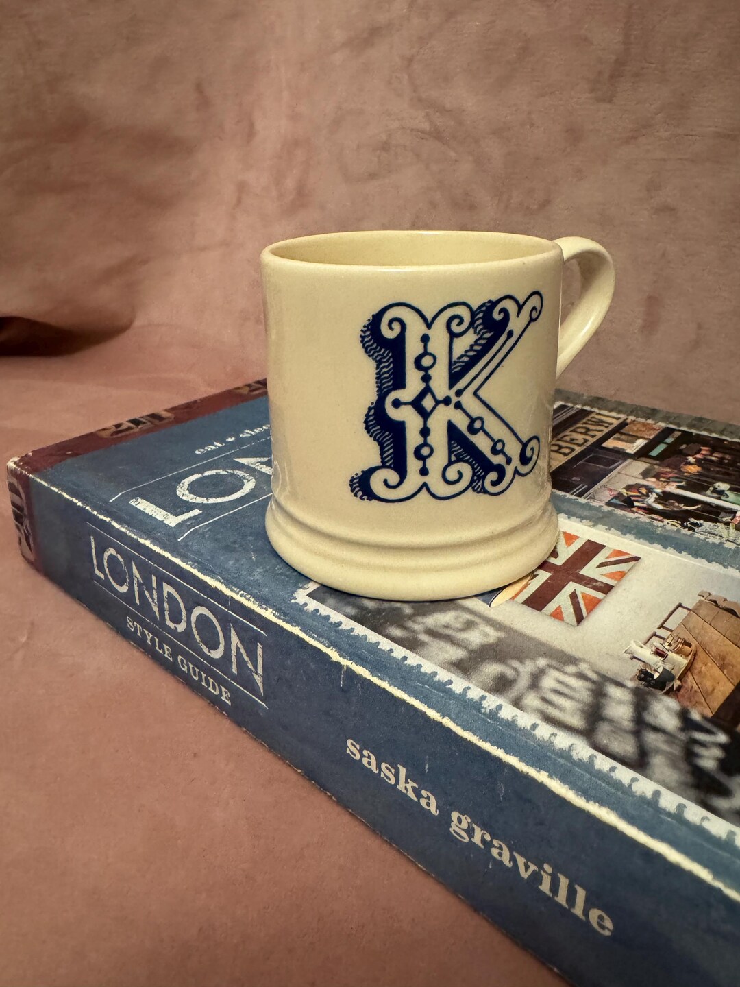 Vintage Emma Bridgewater Alphabet Mug -K - Etsy