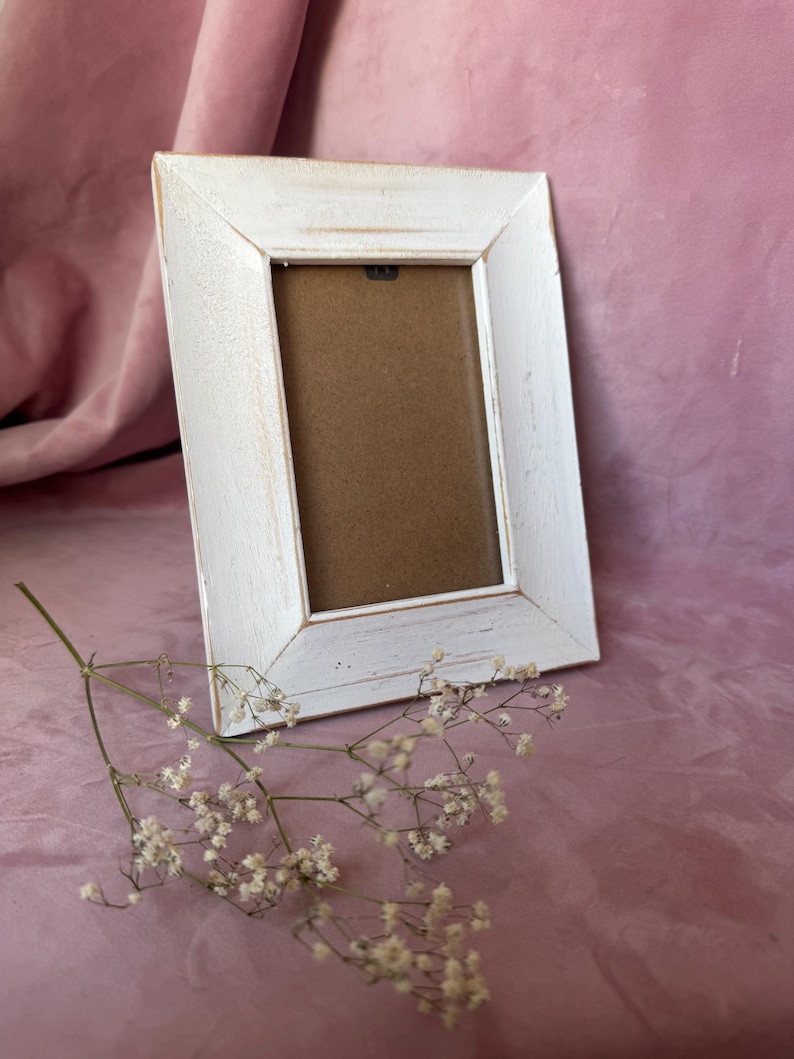 Beautiful White Wooden Picture Frame ,shabby Chic Frame. - Etsy