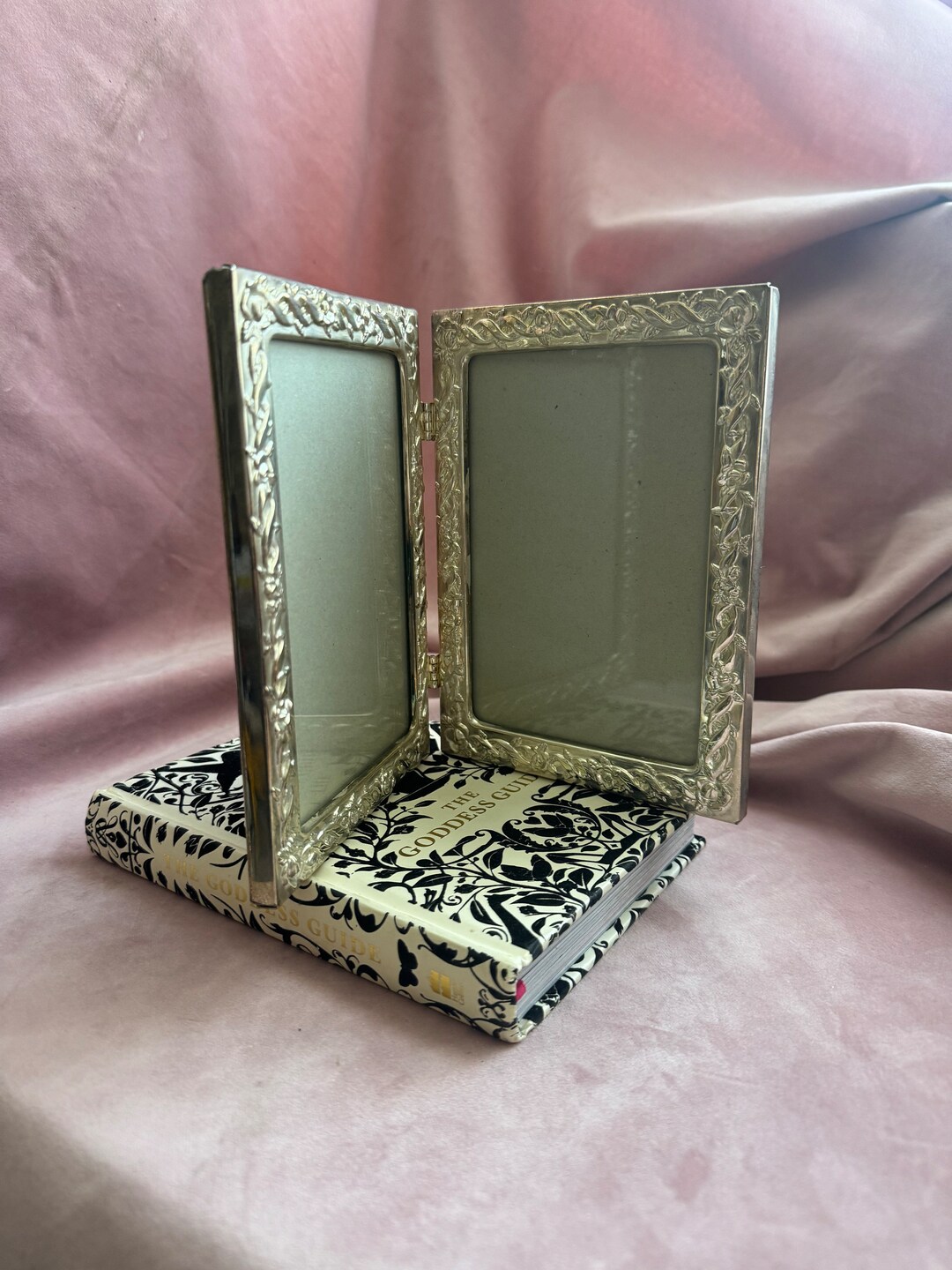 Vintage Beautiful Silver Plate Double Picture Frame.silver Glovers. - Etsy