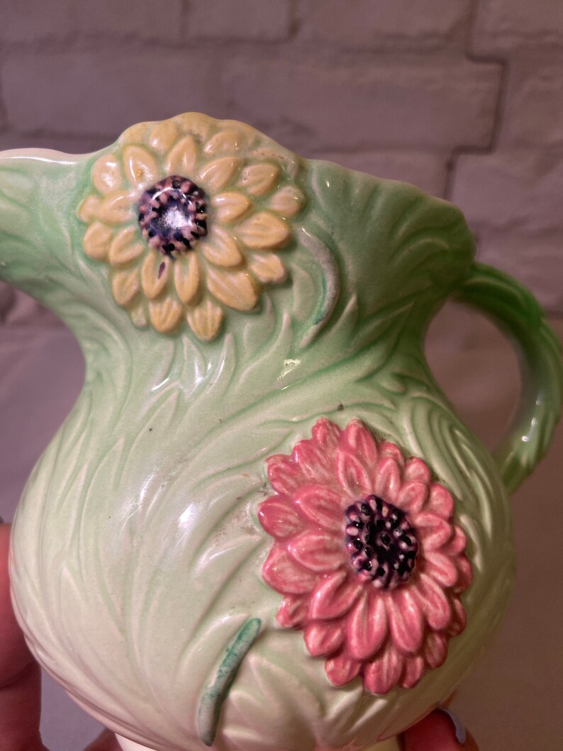 Vintage Shorter & Son Glazed Pottery Pitcher.staffordshire England Twig ...