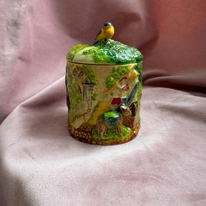 Beautiful Vintage Hand Painted Jam Bowl With Lid.marutomoware Made in ...