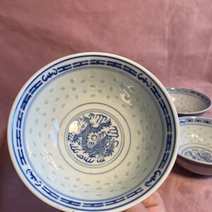 Vintage Set of 4 Chinese Rice Grain Bowls. - Etsy