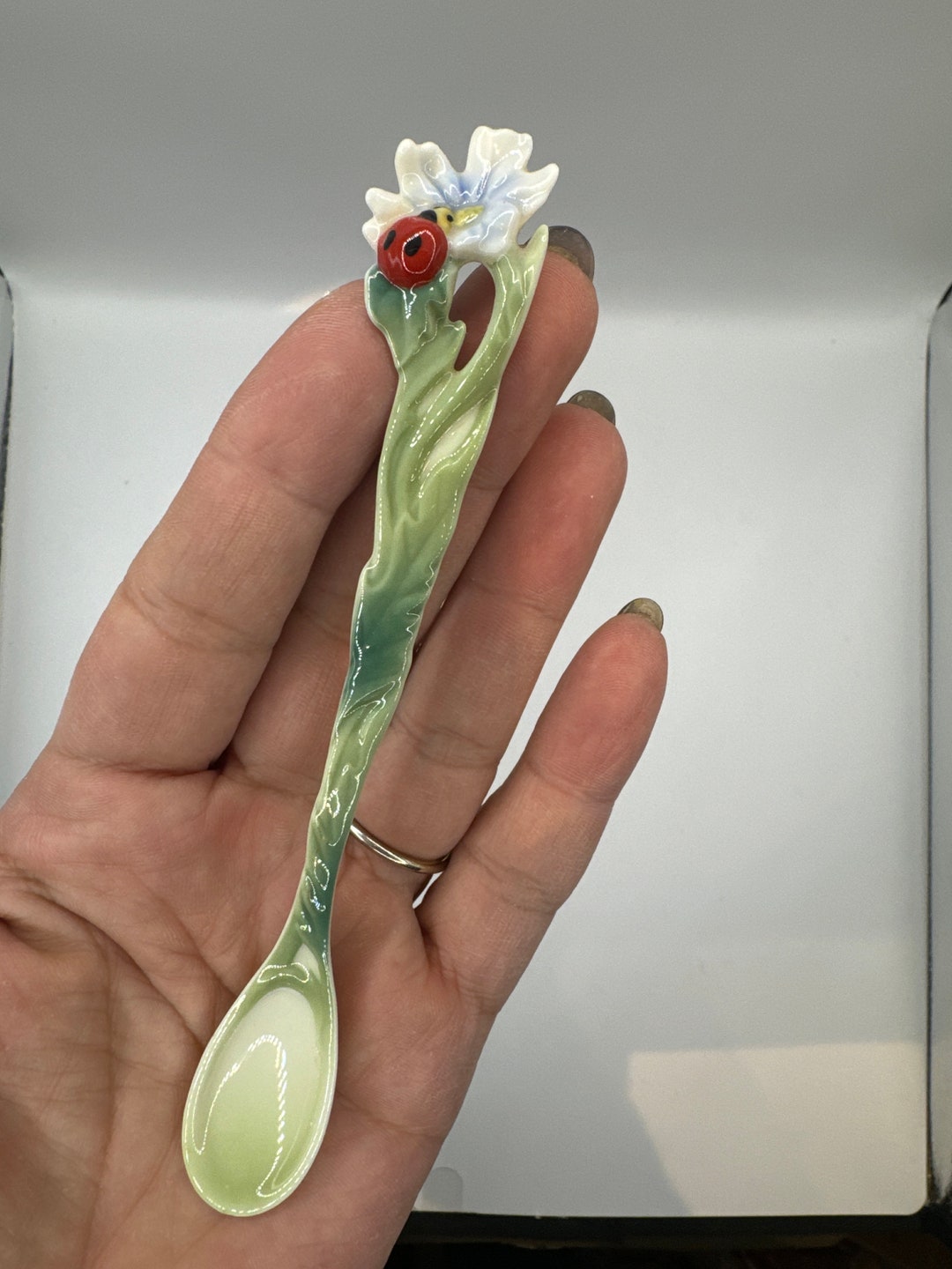 Unique Franz Porcelain Lady Bug Spoon,fz00139,beautiful Porcelain. - Etsy
