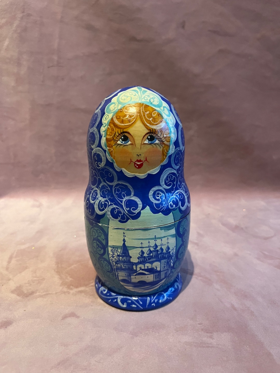 Vintage Russian Nesting Doll. Matryoshka 5 Dolls. - Etsy