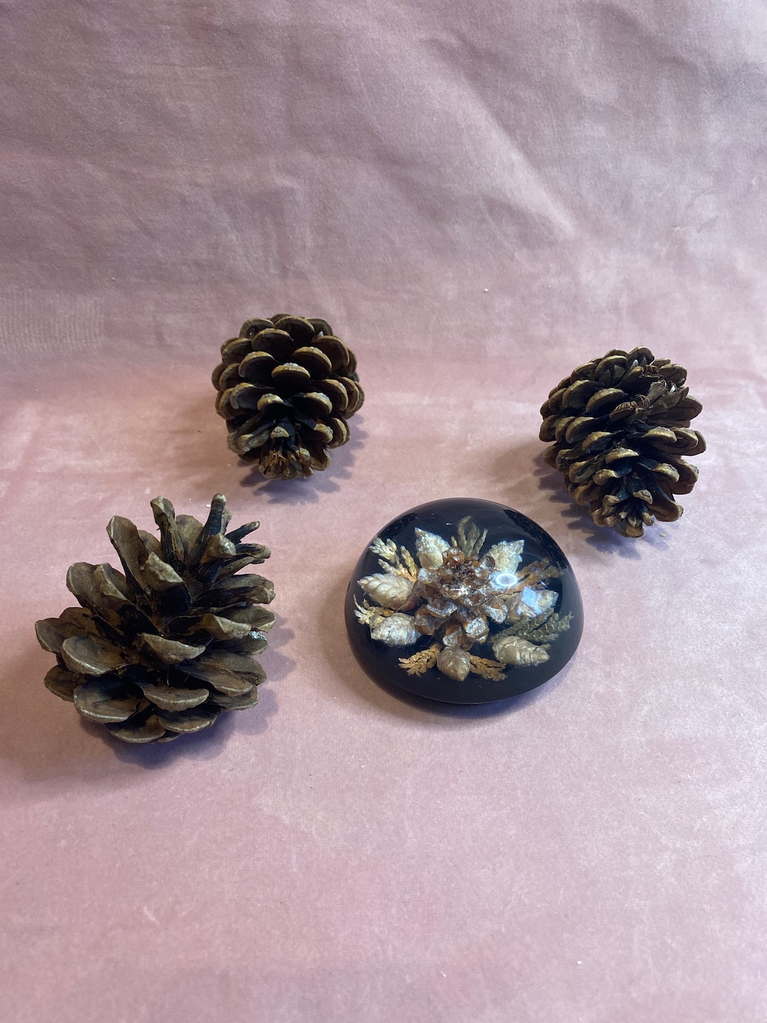 Old Unique Paperweight With Resin Made in Scotland. - Etsy