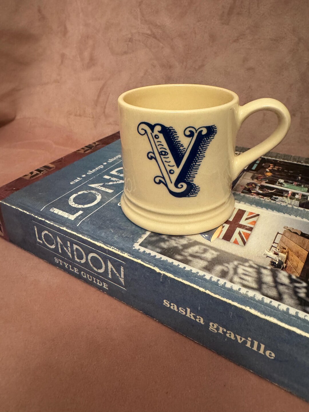 Vintage Emma Bridgewater Alphabet Mug -V - Etsy