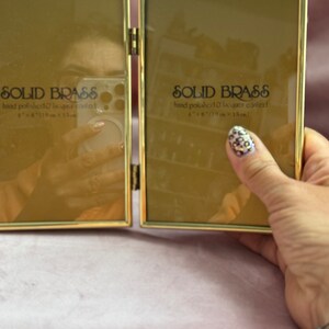 Vintage Set of 3 Unique Solid Brass Frame. - Etsy