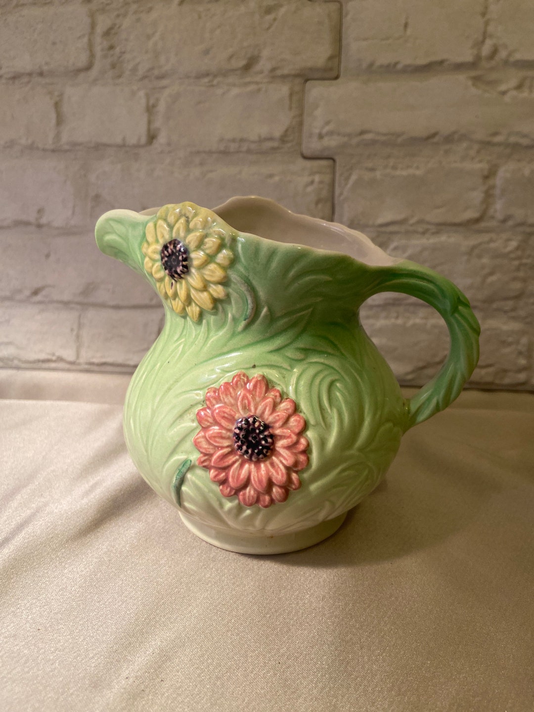 Vintage Shorter & Son Glazed Pottery Pitcher.staffordshire England Twig ...