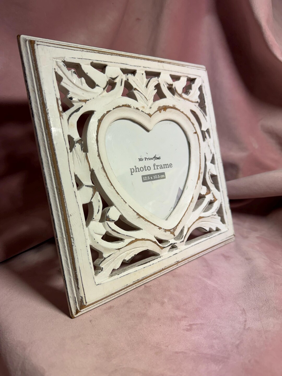 Beautiful Wooden Carving Picture Frame,heart Shape Shabby Chic. - Etsy