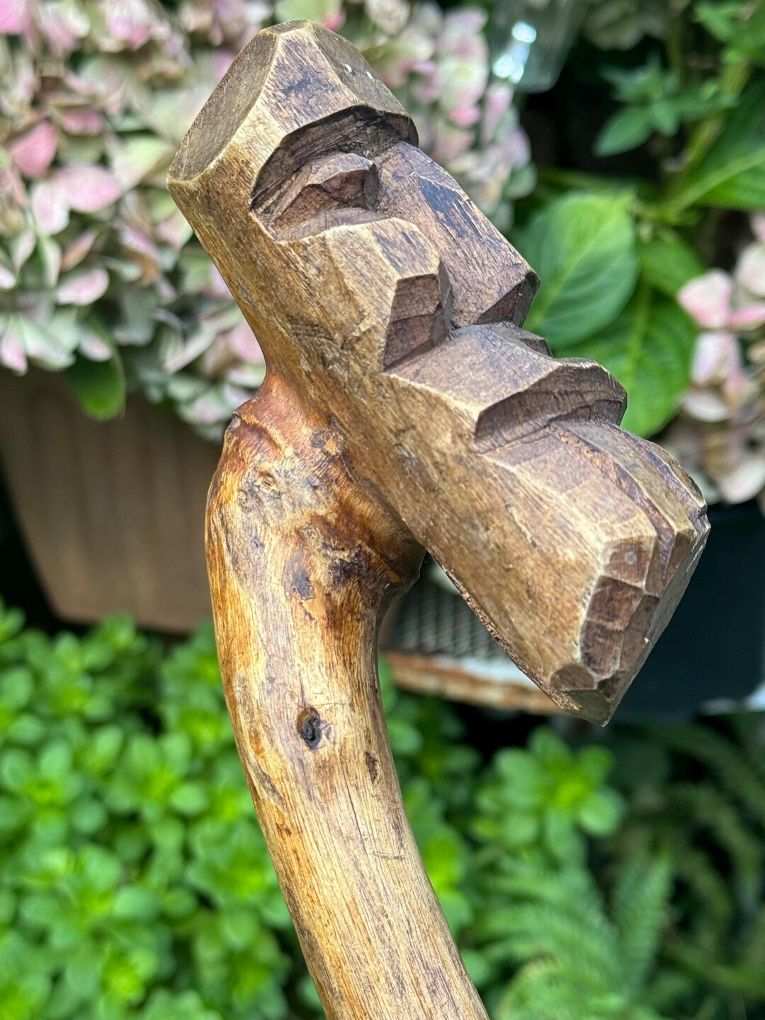 Vintage Carved African Walking Stick. - Etsy
