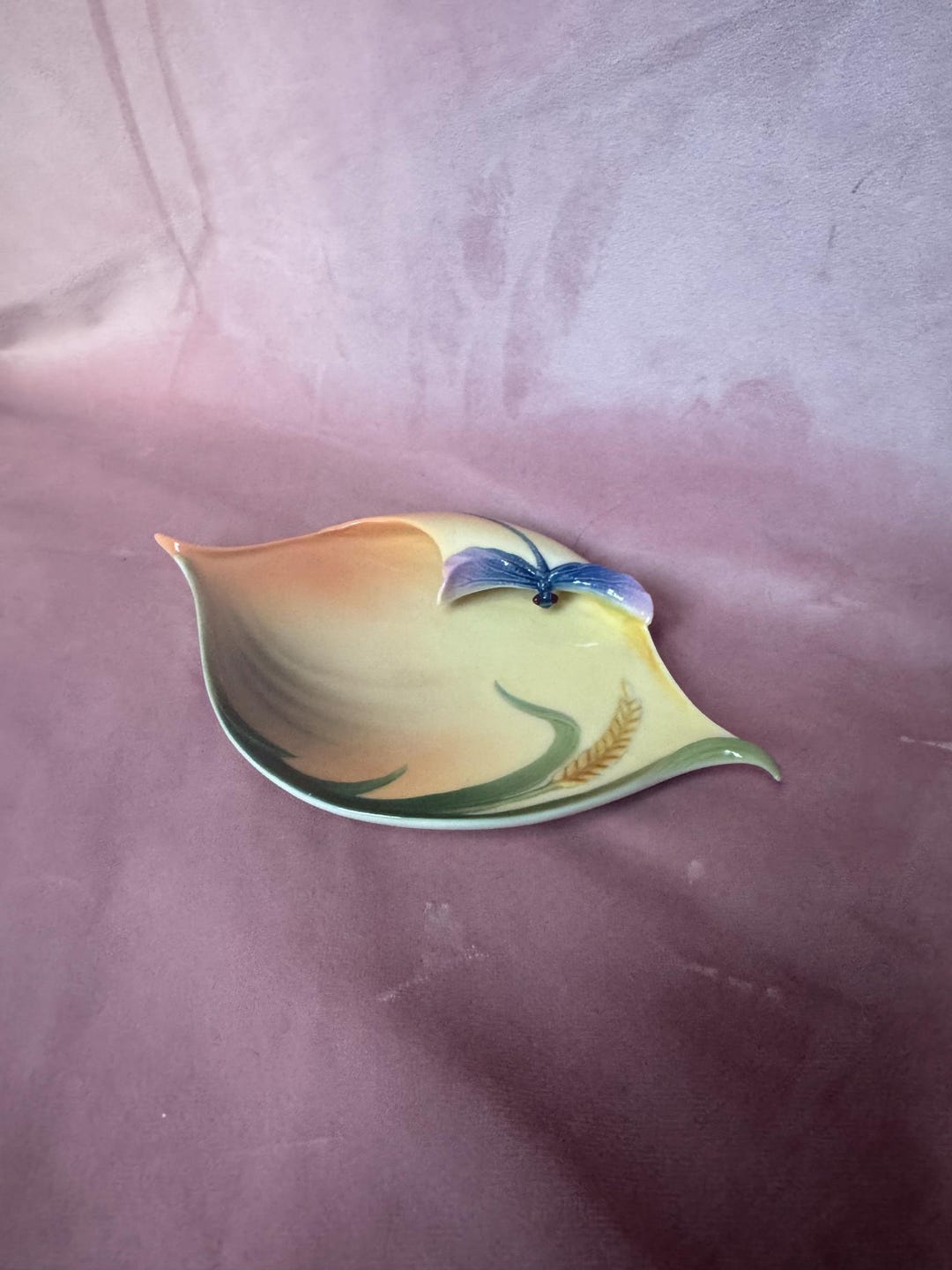 Beautiful Franz ,saucer Dragonfly FZ00028. - Etsy