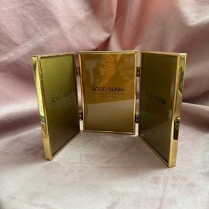 Vintage Set of 3 Unique Solid Brass Frame. - Etsy