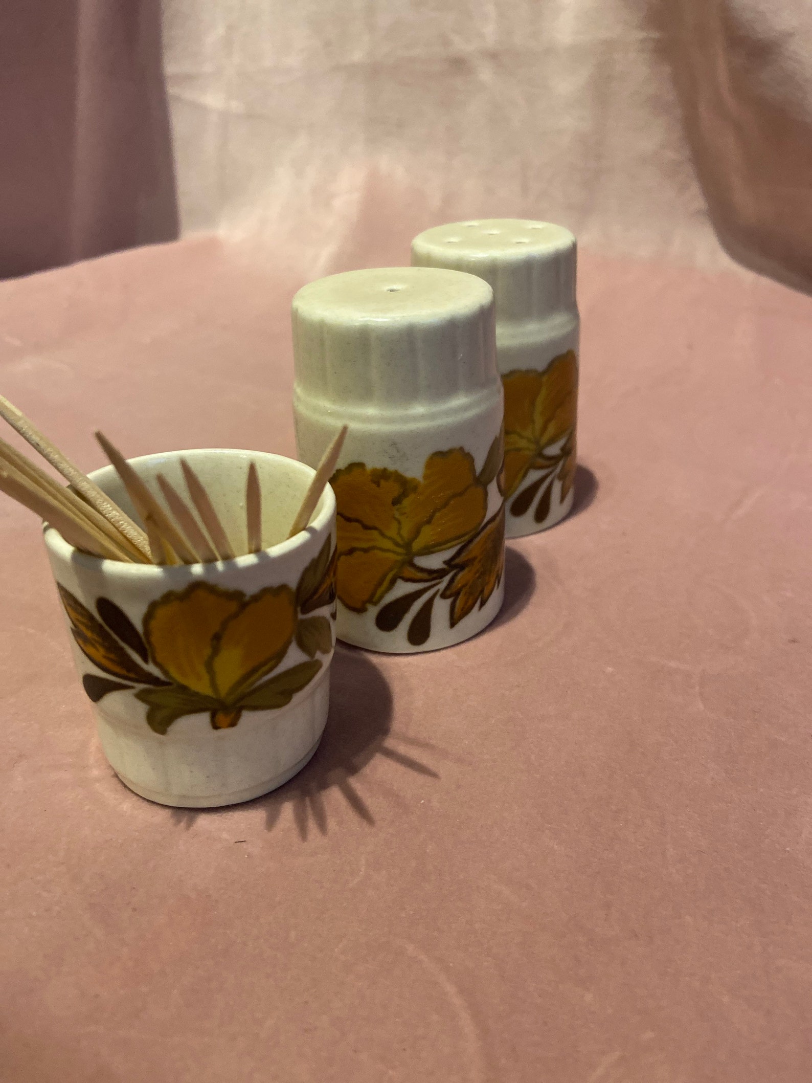 Vintage Beautiful Set of 3 Salt&paper Pots and Container for - Etsy