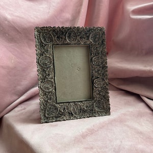 Vintage,small Picture Frame With Pewter Fairy. - Etsy