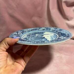 Vintage Blue and White Plate John Son Bross ,wall Street,historic ...