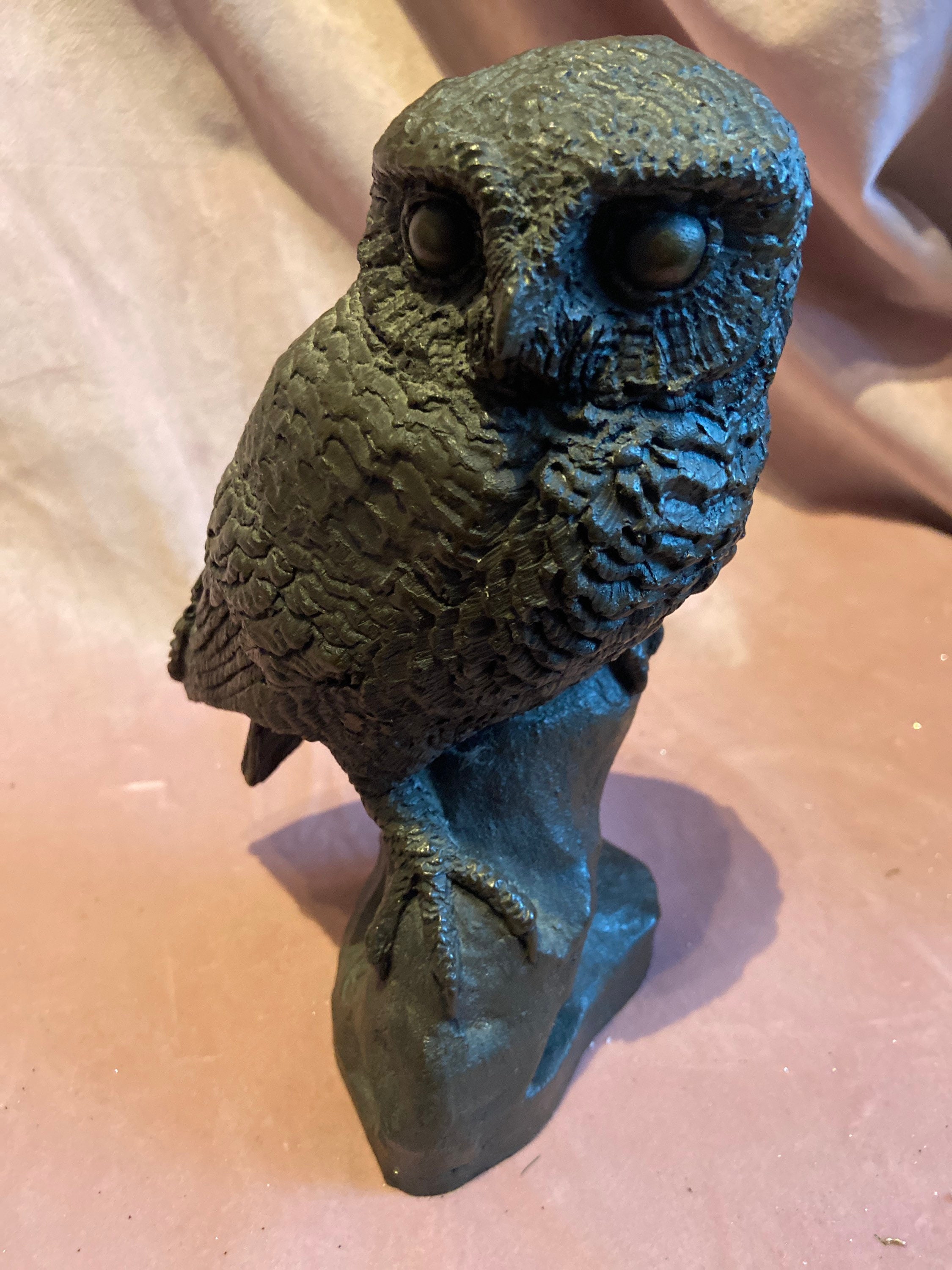 Vintage Large Owl Figurine. . - Etsy