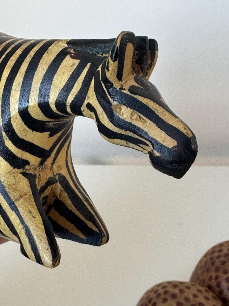 Beautiful Set of 4 Wooden Napkins Rings Animals Shape,zebra,tiger. - Etsy