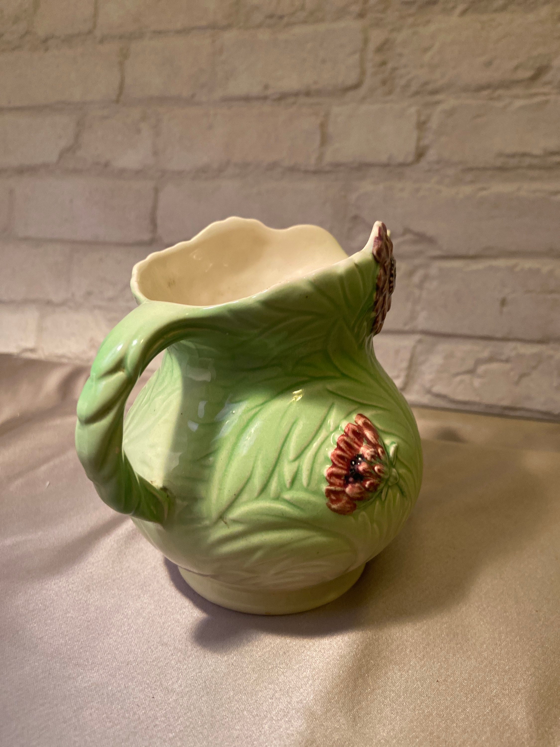 Vintage Shorter & Son Glazed Pottery Pitcher.staffordshire England Twig ...