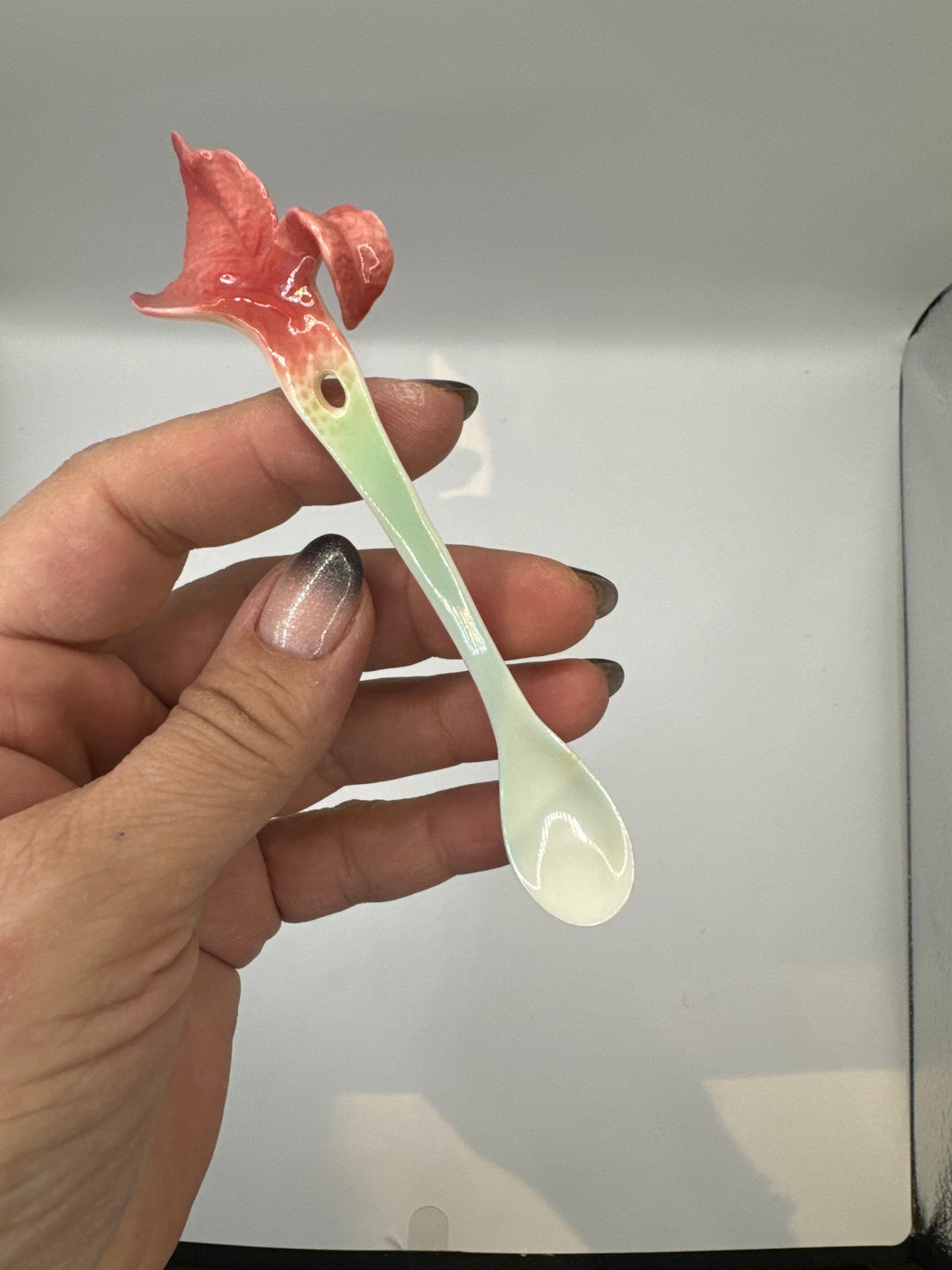 Vintage Beautiful Franz Porcelain Basil Spoon,fz00465uk.2003 Seagull ...