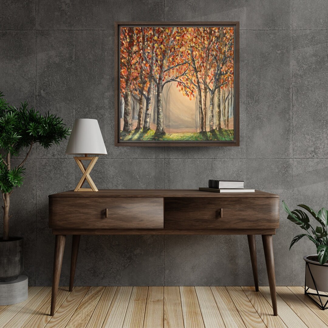 Autumnal Nature Aesthetics Wall Art, Artful Nature Decor, Personable ...