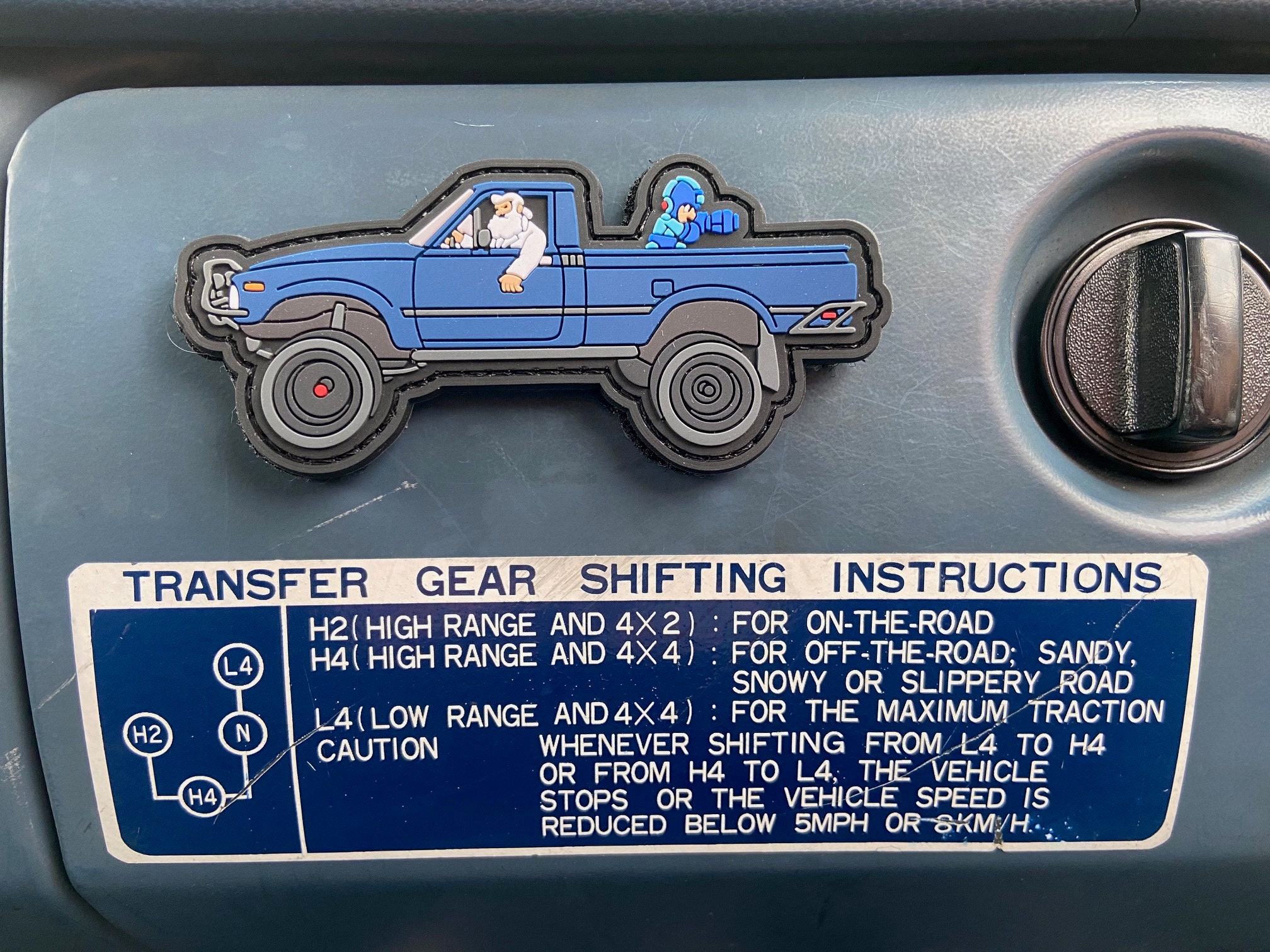 First Gen Toyota Pickup X Mega Man Patch - Etsy
