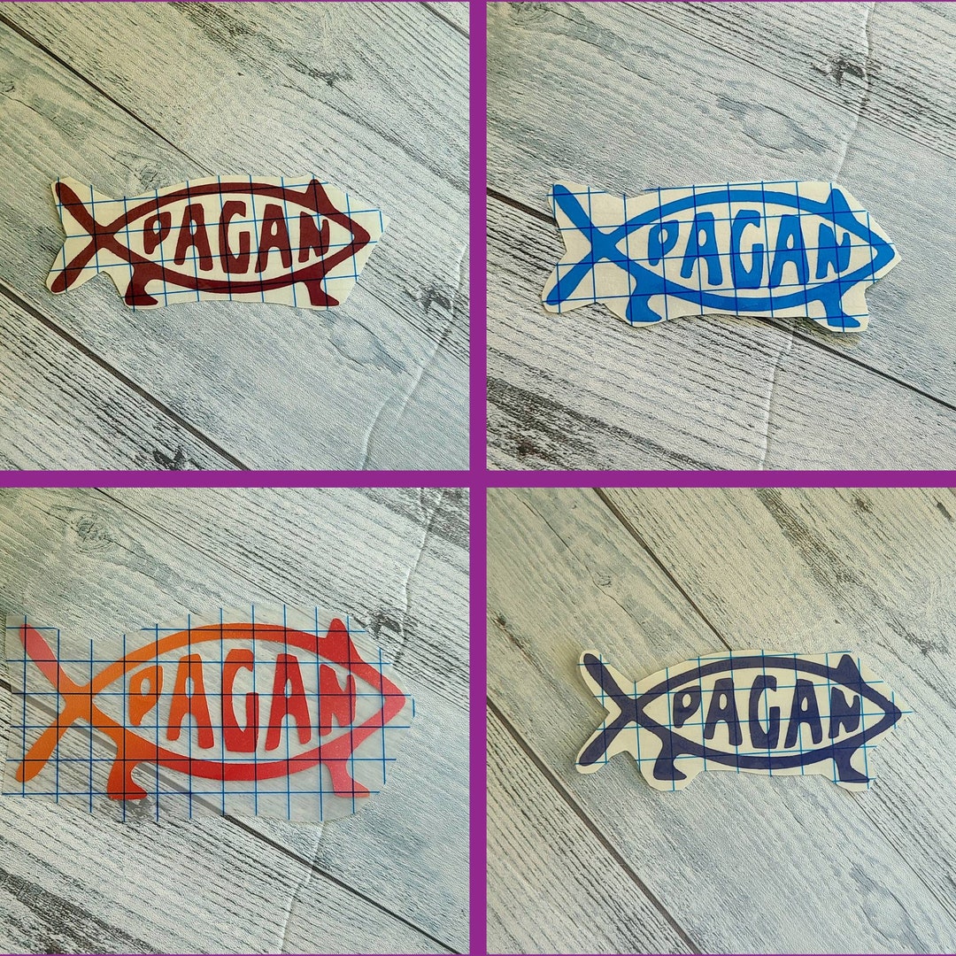 Pagan Witch Stickers Decals Full Moon Witchy Magic Vinyl Stickers ...