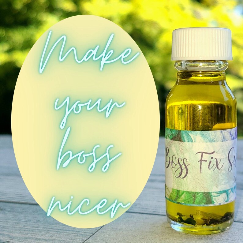 Boss Fix Oil Job Oils Promotion Spell Spells for Bosses to - Etsy