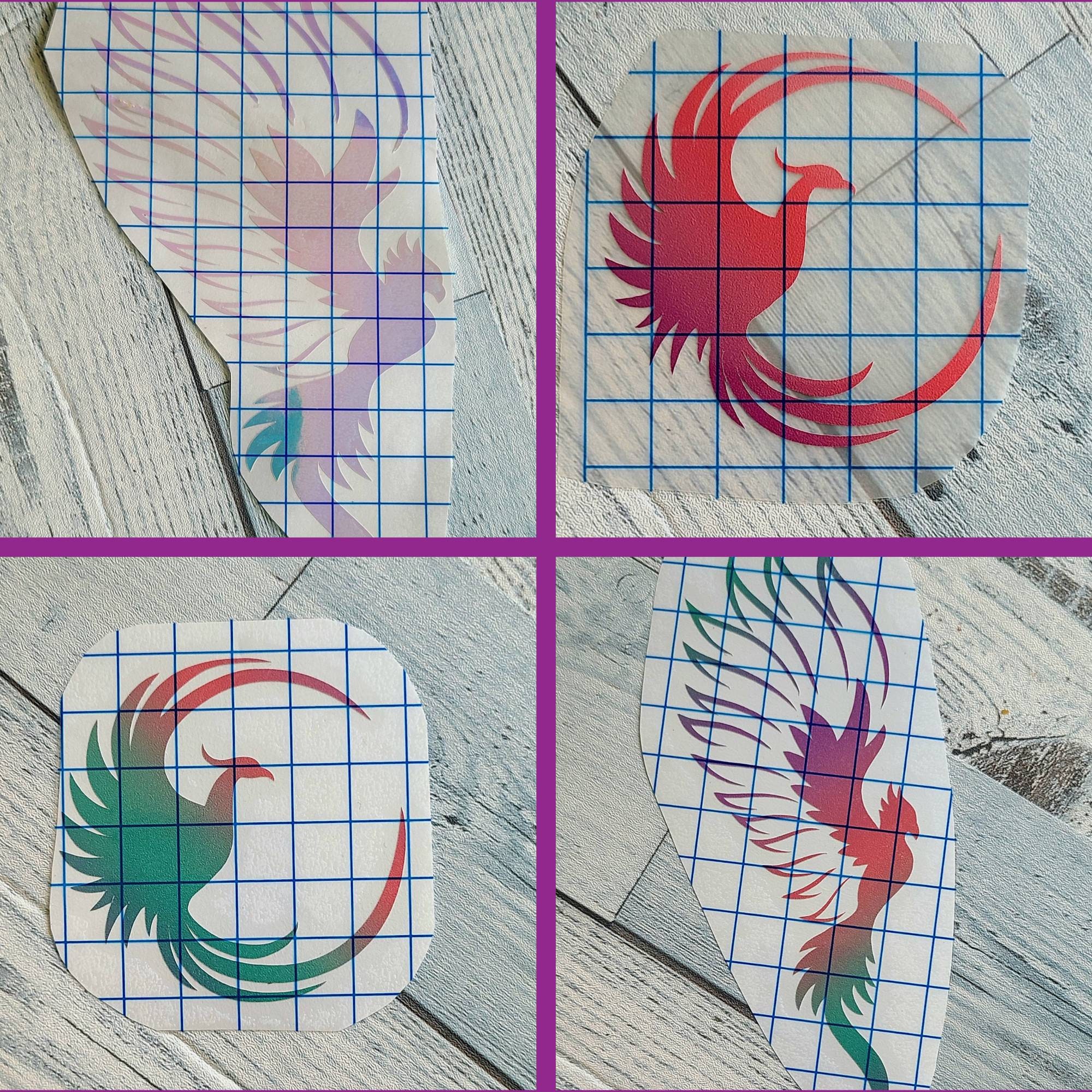 Phoenix Decal Holographic Sticker Spiritual Car - Etsy